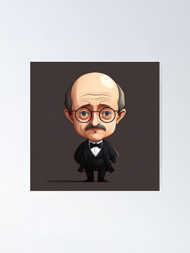 "Max Planck | cute style" Poster for Sale by ComicsFactory | Redbubble