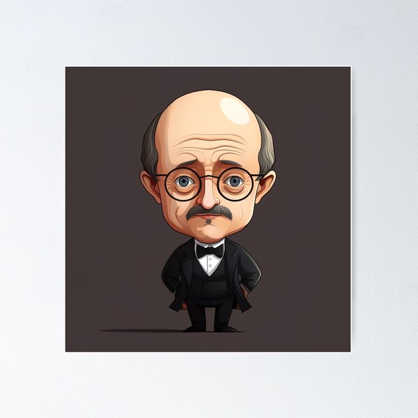 "Max Planck | cute style" Poster for Sale by ComicsFactory | Redbubble