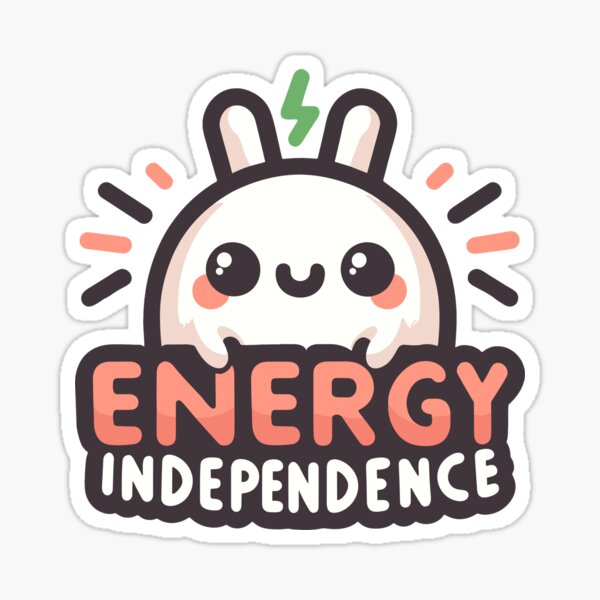 "Happy Little Energy Independence " Sticker for Sale by SweetClicks123 ...
