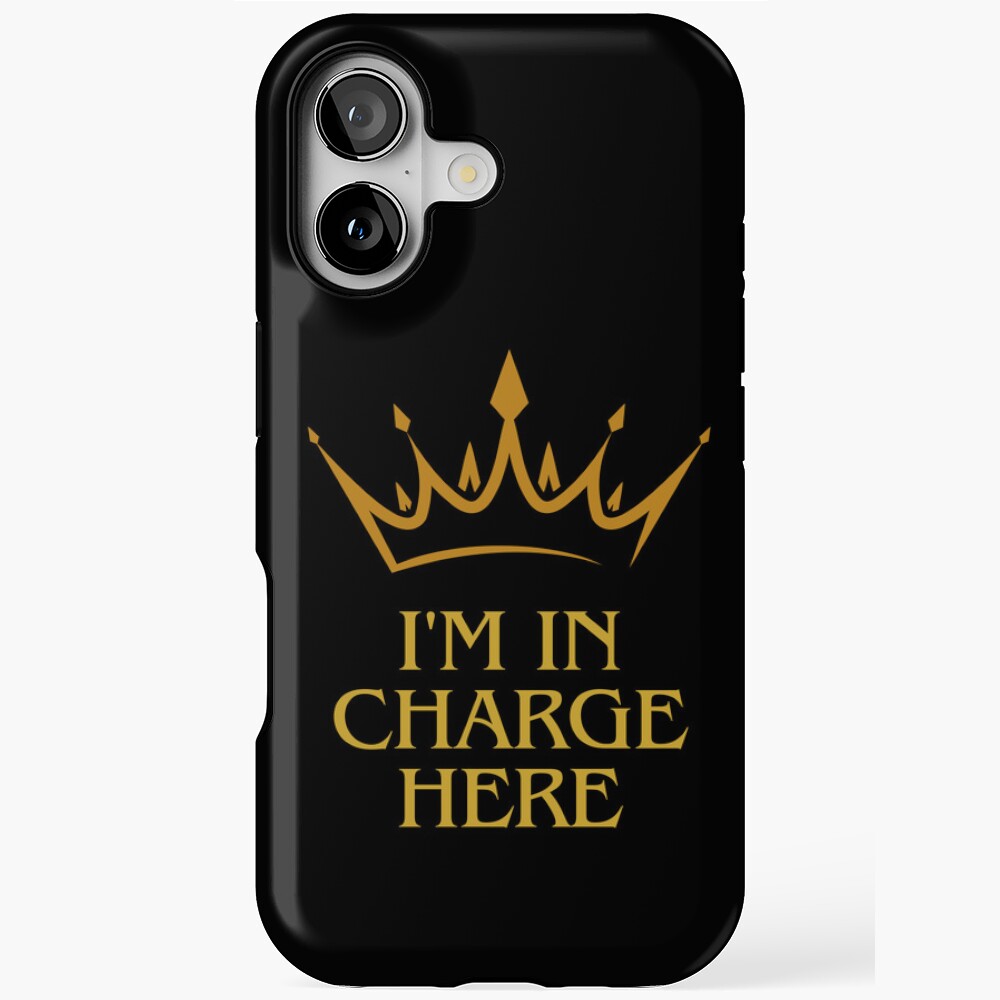 "I'M IN CHARGE HERE" Sticker for Sale by BySylla | Redbubble