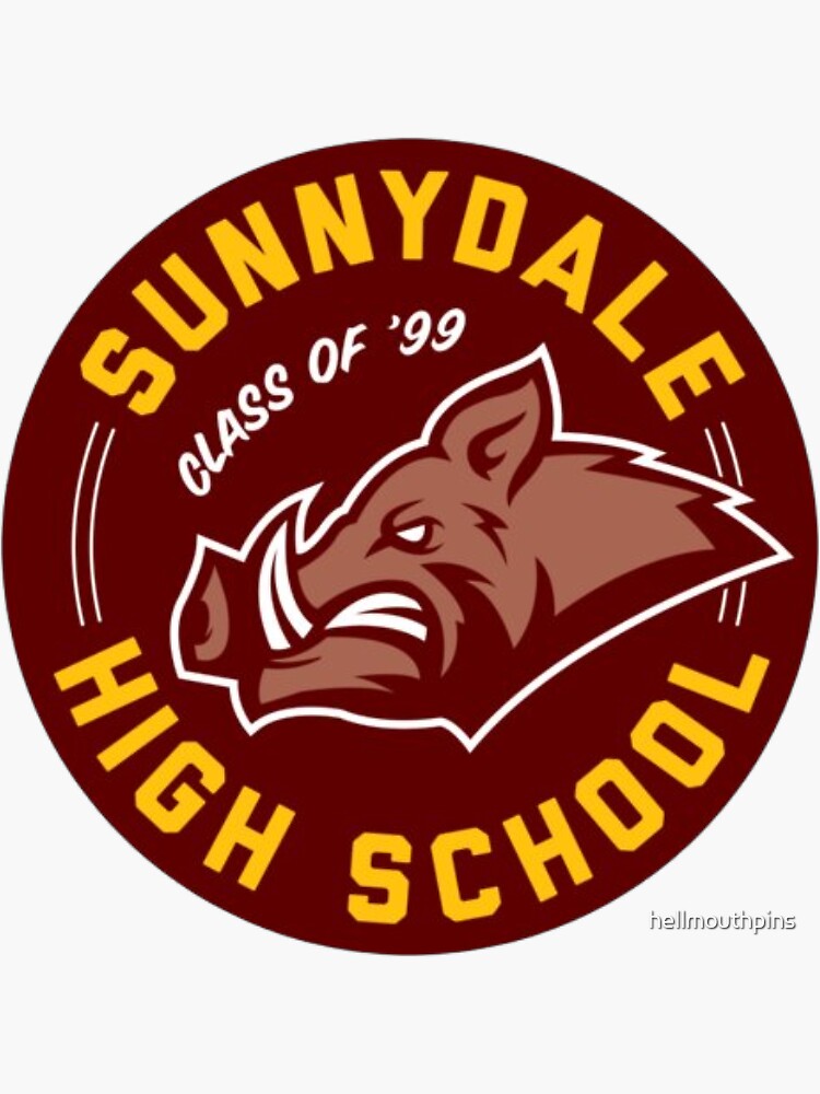 "Sunnydale High School Class of 99 Razorbacks Logo - Inspired by Buffy ...