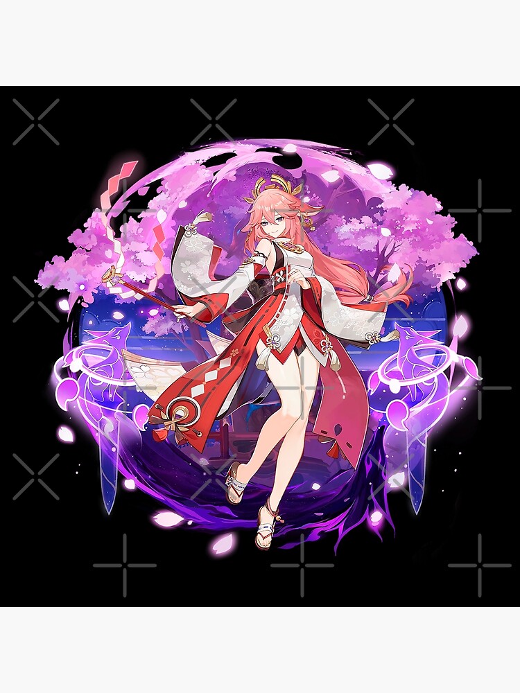 "Genshin Impact - Yae Miko Official Character Wish - Gacha Splash Art ...