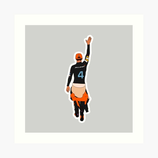 "Lando Norris Number 4 - Formula 1" Art Print for Sale by AARLM2020 ...