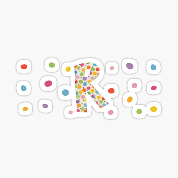 "Letter R" Sticker for Sale by Seehas-Design | Redbubble