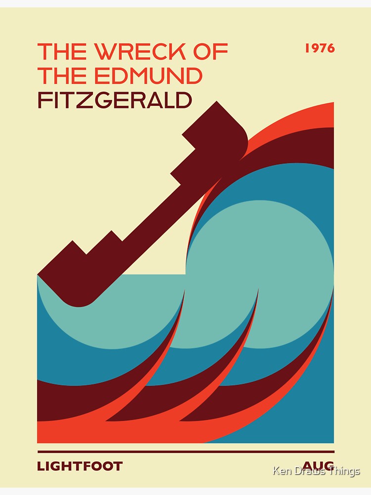 "The Wreck Of The Edmund Fitzgerald " Sticker for Sale by ...