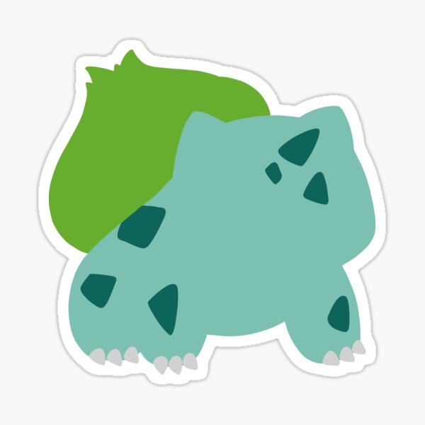 "Bulba Minimalist" Sticker for Sale by shiix | Redbubble