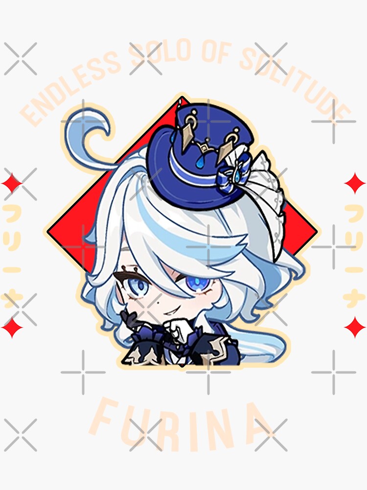 "Furina Chibi - Genshin Impact Chibi Style" Sticker for Sale by B-love ...