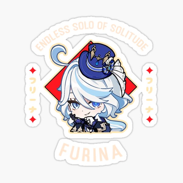 "Furina Chibi - Genshin Impact Chibi Style" Sticker for Sale by B-love ...