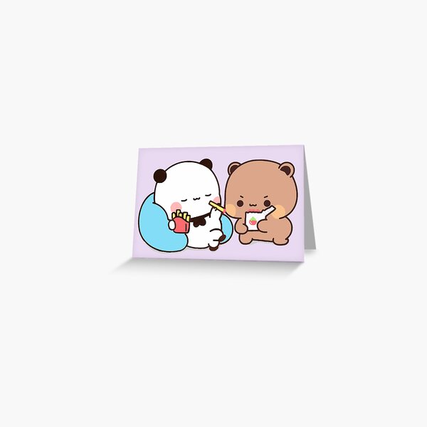 "Bubu and Dudu Food Funny | Bear Couple | Panda Yier | Bubu Brownie ...