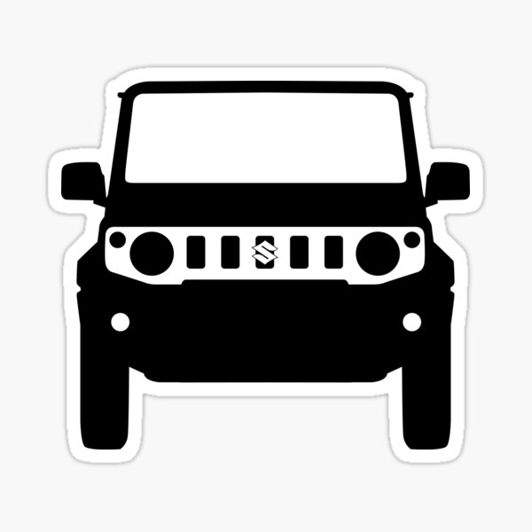 "Silhouette of Suzuki Jimny JB74" Sticker for Sale by trinity-ingram ...