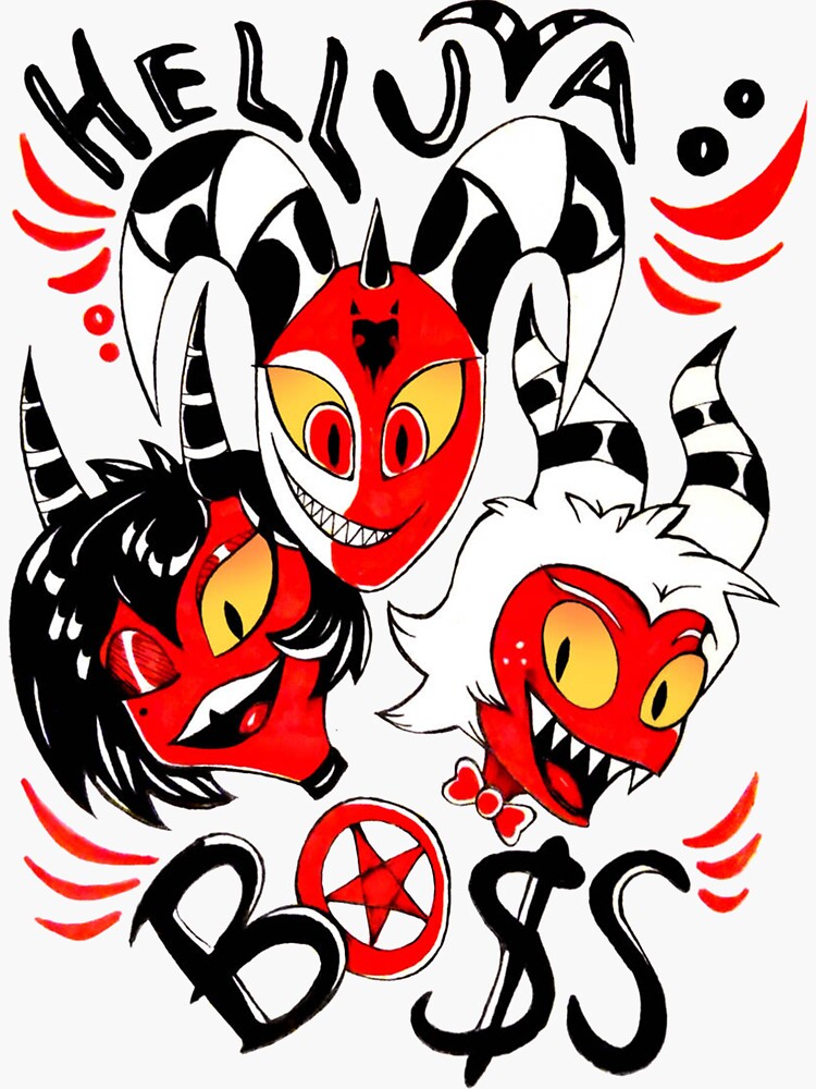 "Helluva Boss" Sticker for Sale by natalies-tees | Redbubble