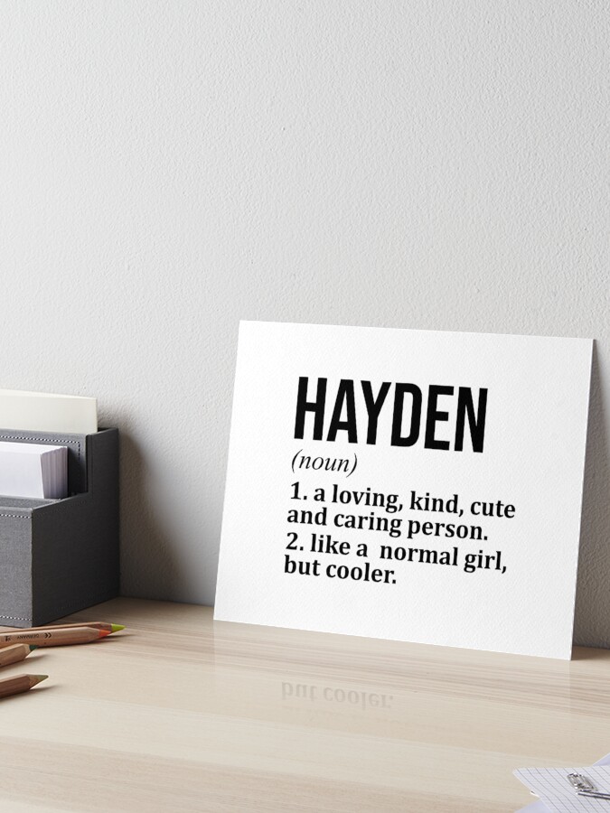 Art Baby Name Hayden Amazon.com: Decor Designs Decals Girls Fancy