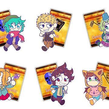 "CHIBI! YTTD (Full Set!)" Sticker for Sale by ItsHaughty | Redbubble