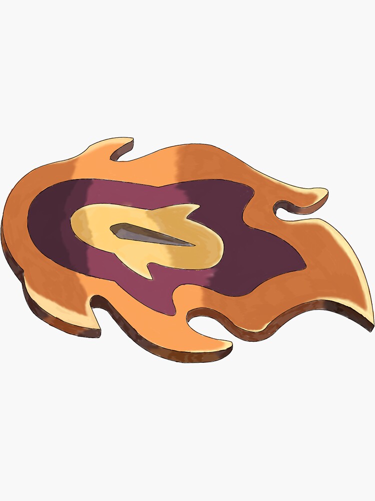 "Kyojuro Rengoku Nichirin Sword" Sticker for Sale by MAHES0 | Redbubble