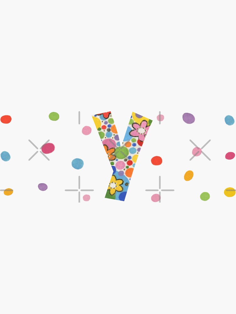 "Letter Y" Sticker for Sale by Seehas-Design | Redbubble