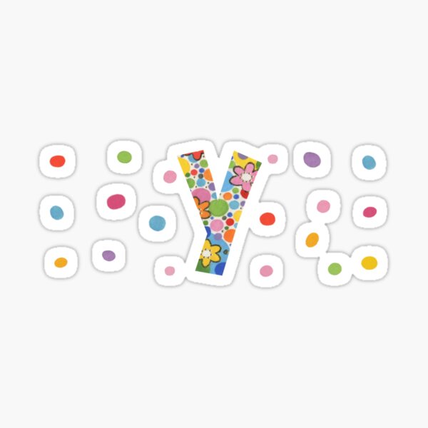 "Letter Y" Sticker for Sale by Seehas-Design | Redbubble