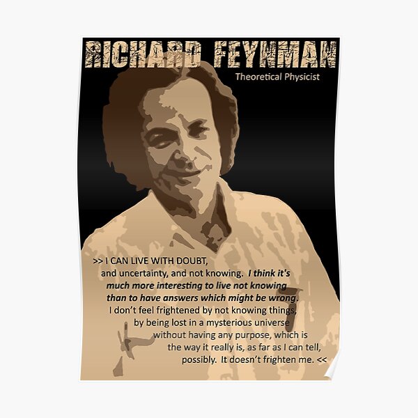 Feynman Posters | Redbubble