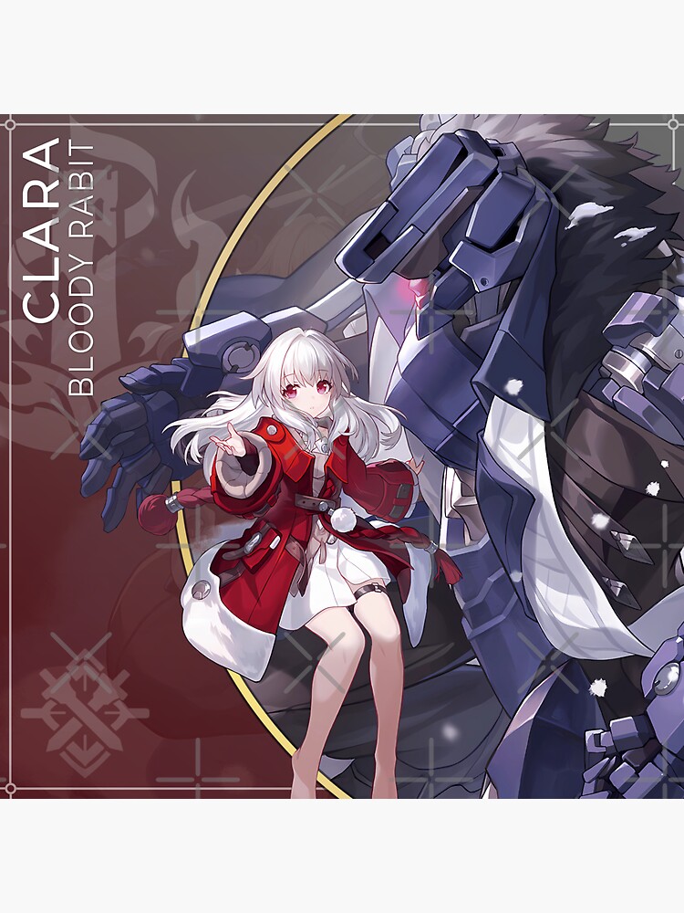 "Clara Honkai Star Rail" Sticker for Sale by dudu-inpajamas | Redbubble