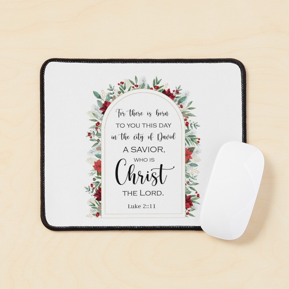 "Luke 2 11 Christmas Bible verse" Poster for Sale by latiendadearyam ...