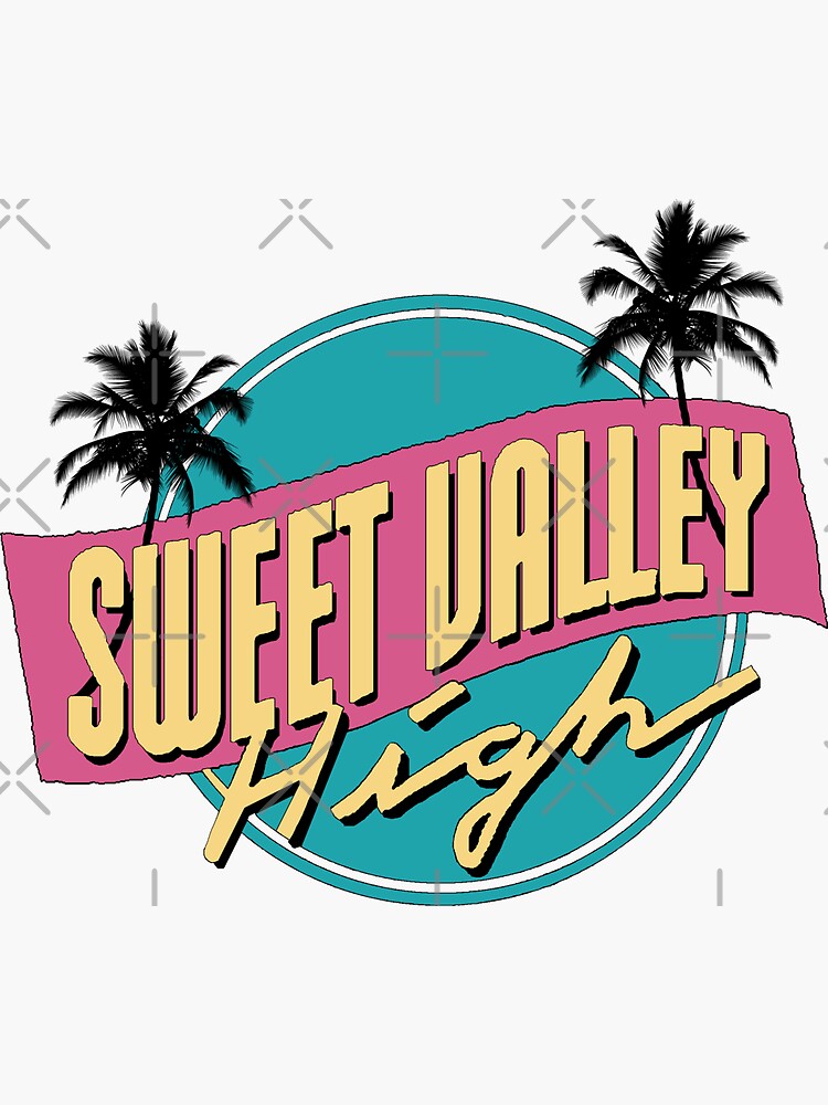 "Sweet Valley High - SBTC Logo" Sticker for Sale by SavedByTheCraft ...