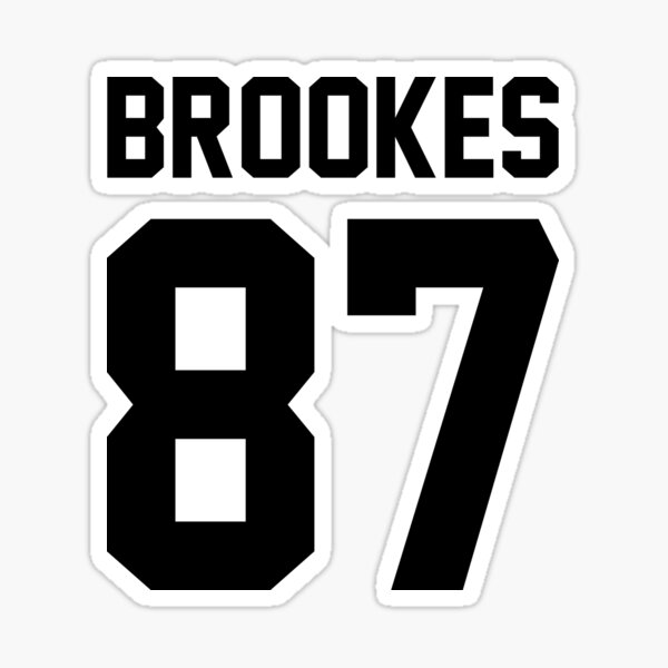 "BROOKES 87" Sticker by domiellis | Redbubble