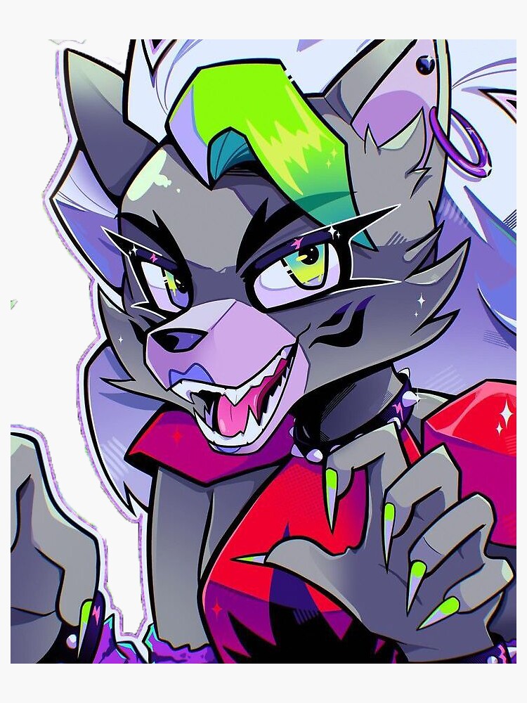 "Roxanne wolf Five Nights At Freddys - fnaf christmas" Sticker for Sale ...