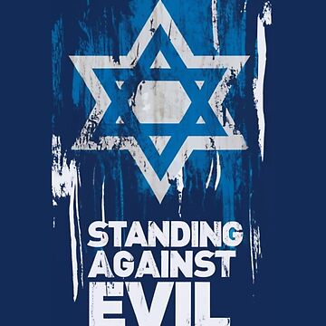 "Star of David - Standing Against Evil" Sticker for Sale by SunnMoonHB ...
