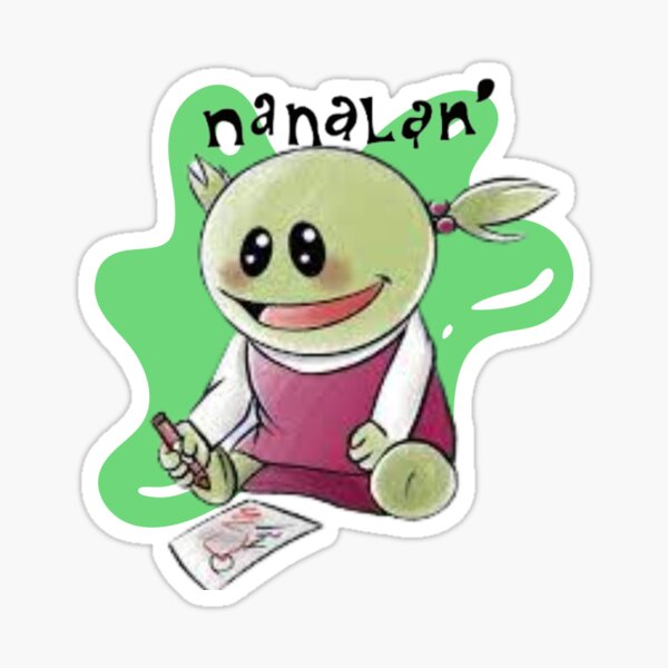"Nanalan mona | wonderful girl nanalan " Sticker for Sale by IdeaHut23 ...