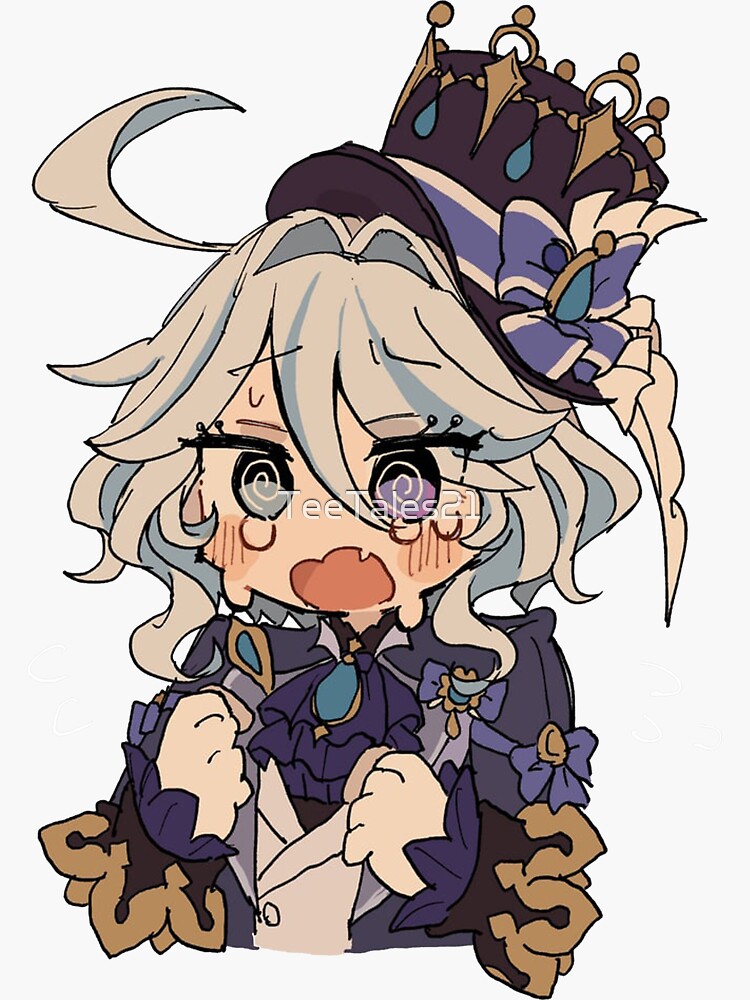 "genshin impact furina" Sticker for Sale by TeeTales21 | Redbubble