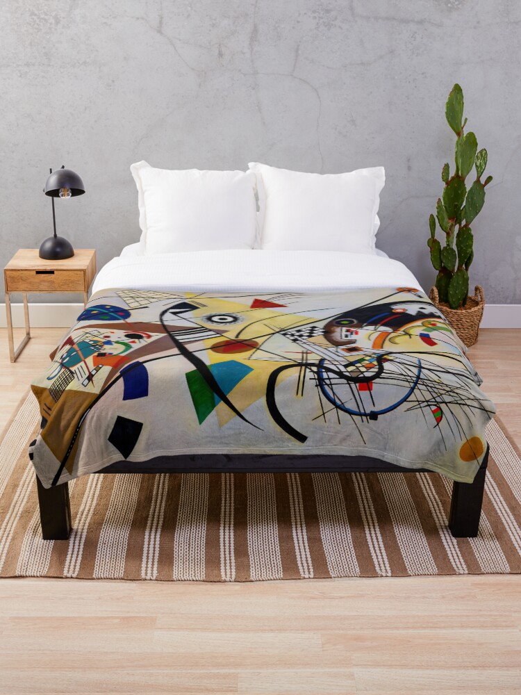 "Wassily Kandinsky " Throw Blanket for Sale by pedrobaraho | Redbubble