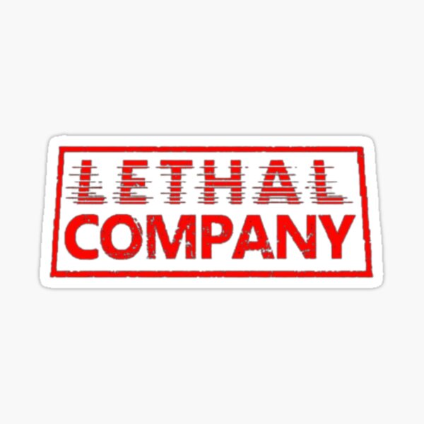 "Lethal Company Logo" Sticker for Sale by EmberlyDawn | Redbubble