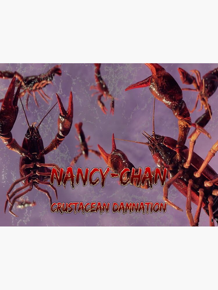 "Nancy-chan Yakuza 7 Crustacean Damnation Funny Design" Sticker for ...