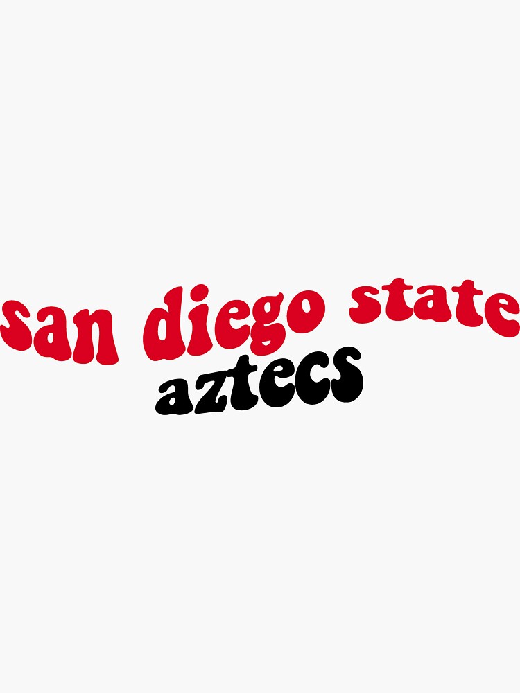 "sdsu" Sticker for Sale by samanthaedelman | Redbubble