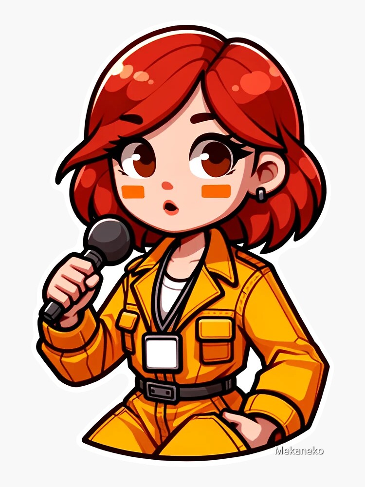 "TMNT April O'Neil Chibi" Sticker for Sale by Mekaneko | Redbubble