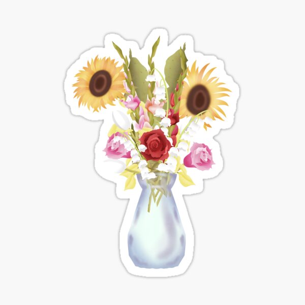 "Friendship Arrangement" Sticker for Sale by HaarlenDraws | Redbubble