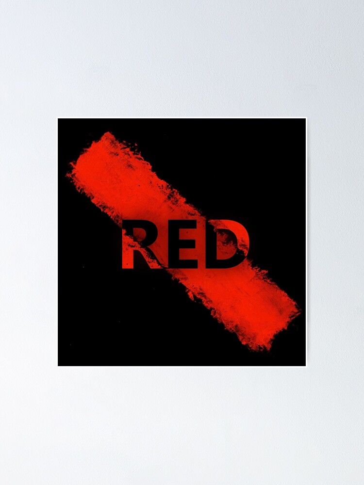 ""Red" poster design" Poster by wmindsbu | Redbubble