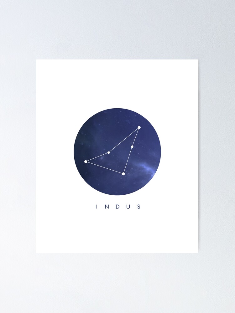 "Indus Constellation" Poster by cl0thespin | Redbubble