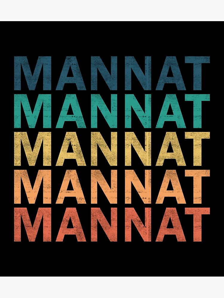 Mannat Name Logo