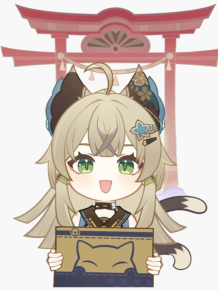 "Genshin Impact Navia" Sticker by bashhonkdesign | Redbubble