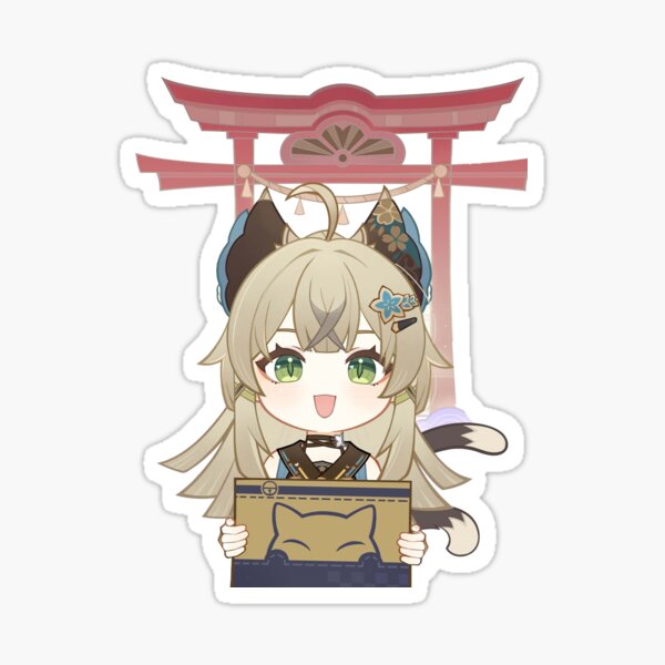 "Genshin Impact Navia" Sticker by bashhonkdesign | Redbubble