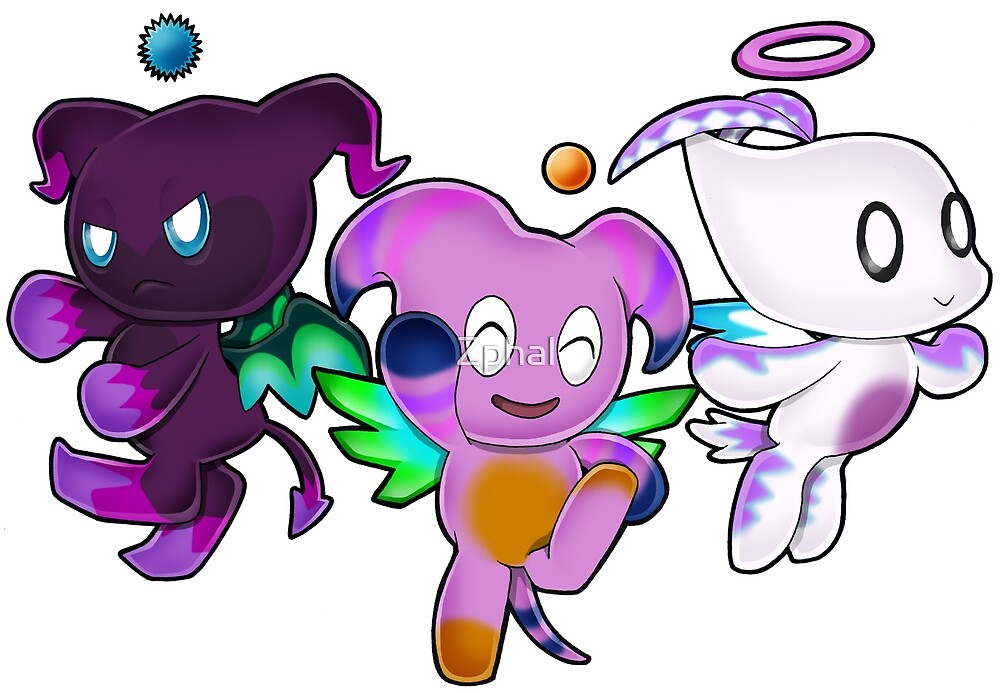 "SEGA Sonic the Hedgehog Fly Chao Hero Dark Neutral Sonic Adventure 2 ...