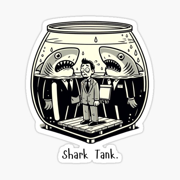 "Shark Tank" Sticker for Sale by techmeme | Redbubble