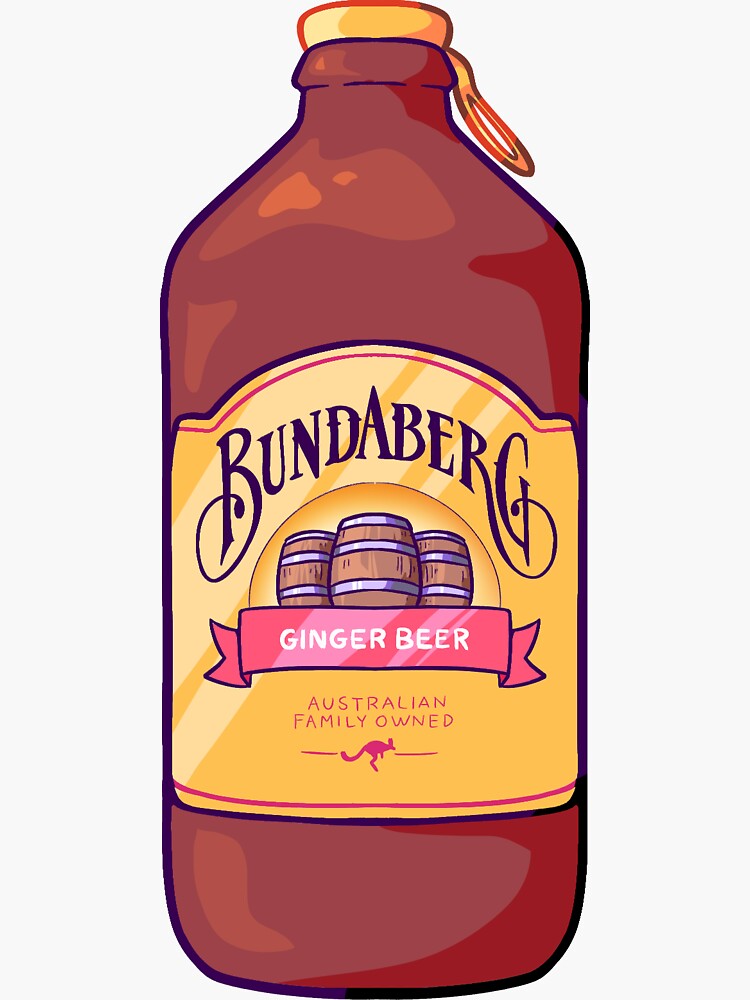 "Bundaberg Ginger Beer" Sticker for Sale by MousseMouse | Redbubble