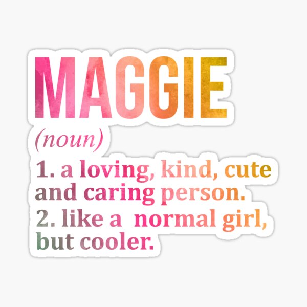 My Name Is Maggie Merch & Gifts for Sale | Redbubble My Name Is Maggie Merch & Gifts for Sale | Redbubble