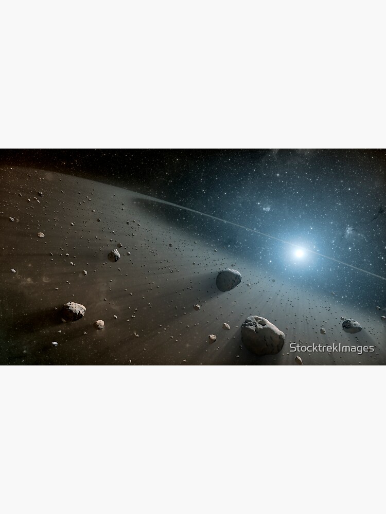 "STK204162S-An asteroid belt around the bright star Vega." Sticker for ...