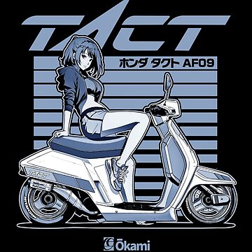 "Custom Honda Tact JDM scooter Japan Classic" Sticker for Sale by ...