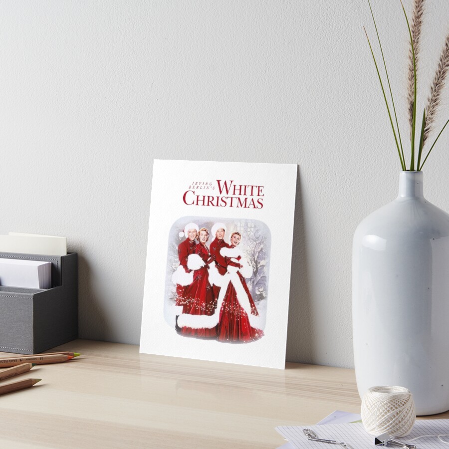 "Retro Irving Berlins White Christmas" Poster for Sale by wunreita ...
