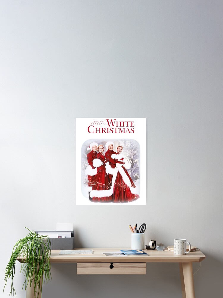"Retro Irving Berlins White Christmas" Poster for Sale by wunreita ...