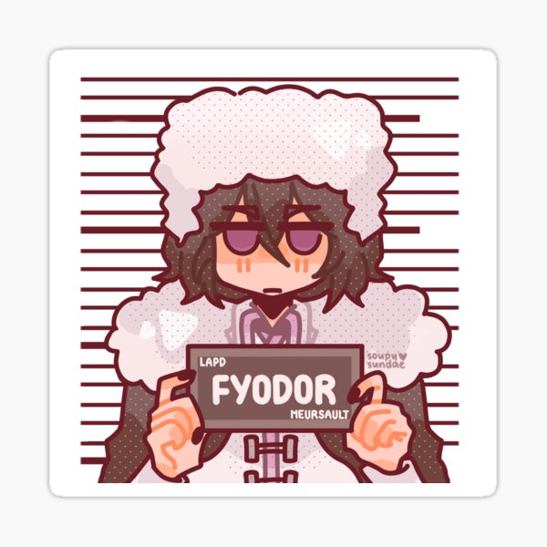 BSD 』Fyodor Dostoevsky Barbie Meme" Sticker for Sale by universaby ...