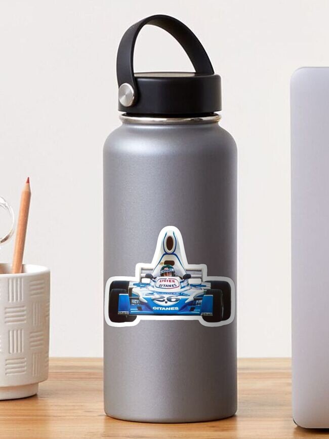 "Retro 1975 Ligier JS5 teapot Grand Prix car" Sticker for Sale by ...